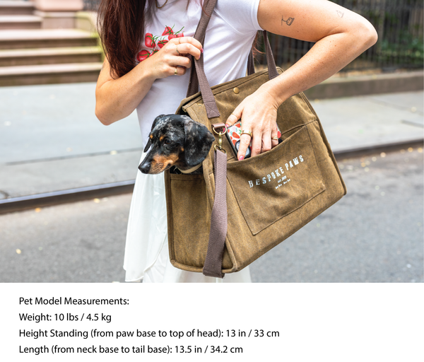 The Daily Packable Pet Carrier Medium Army | Buy Now – BESPOKE PAWS